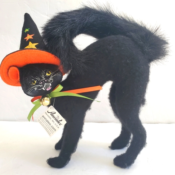 Annalee | Holiday | Annalee Dolls 207 Halloween Black Cat 9 Wearing ...